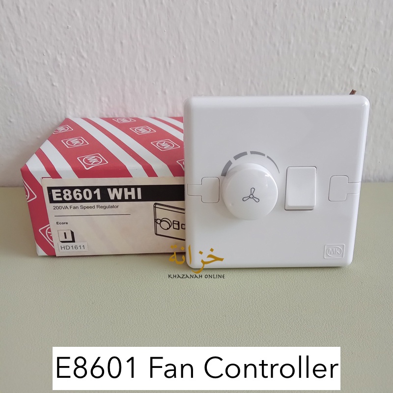 MK Ecore Fan Regulator with Switch E8601 | Shopee Malaysia