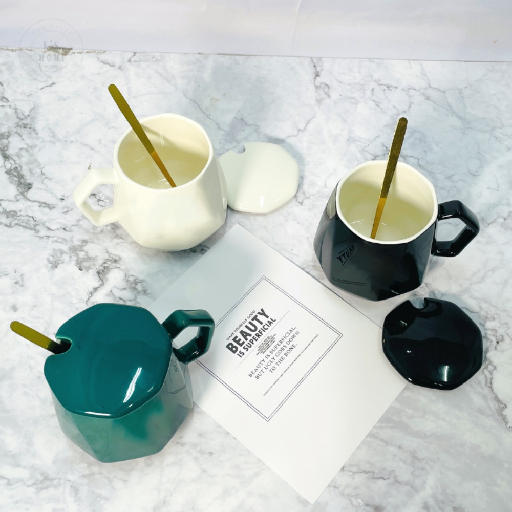 Ceramic Mug Gift Box Set Custom Name Ceramic Cup Mug Set with Lid ...