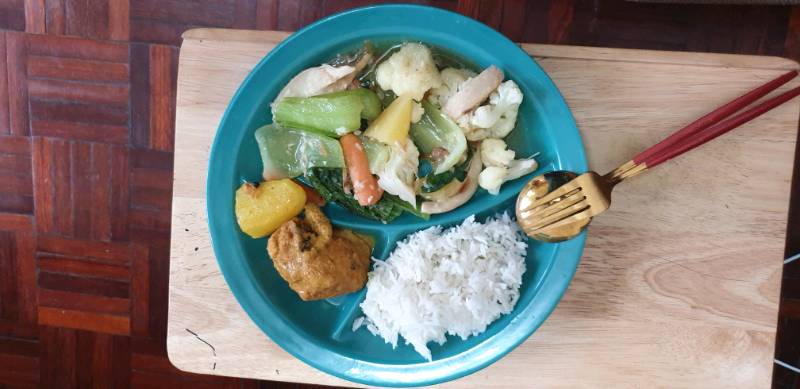 PINGGAN SUKU SUKU SEPARUH DIET KURUS HEALTHY DIET FOOD PLATE SEHAT ...