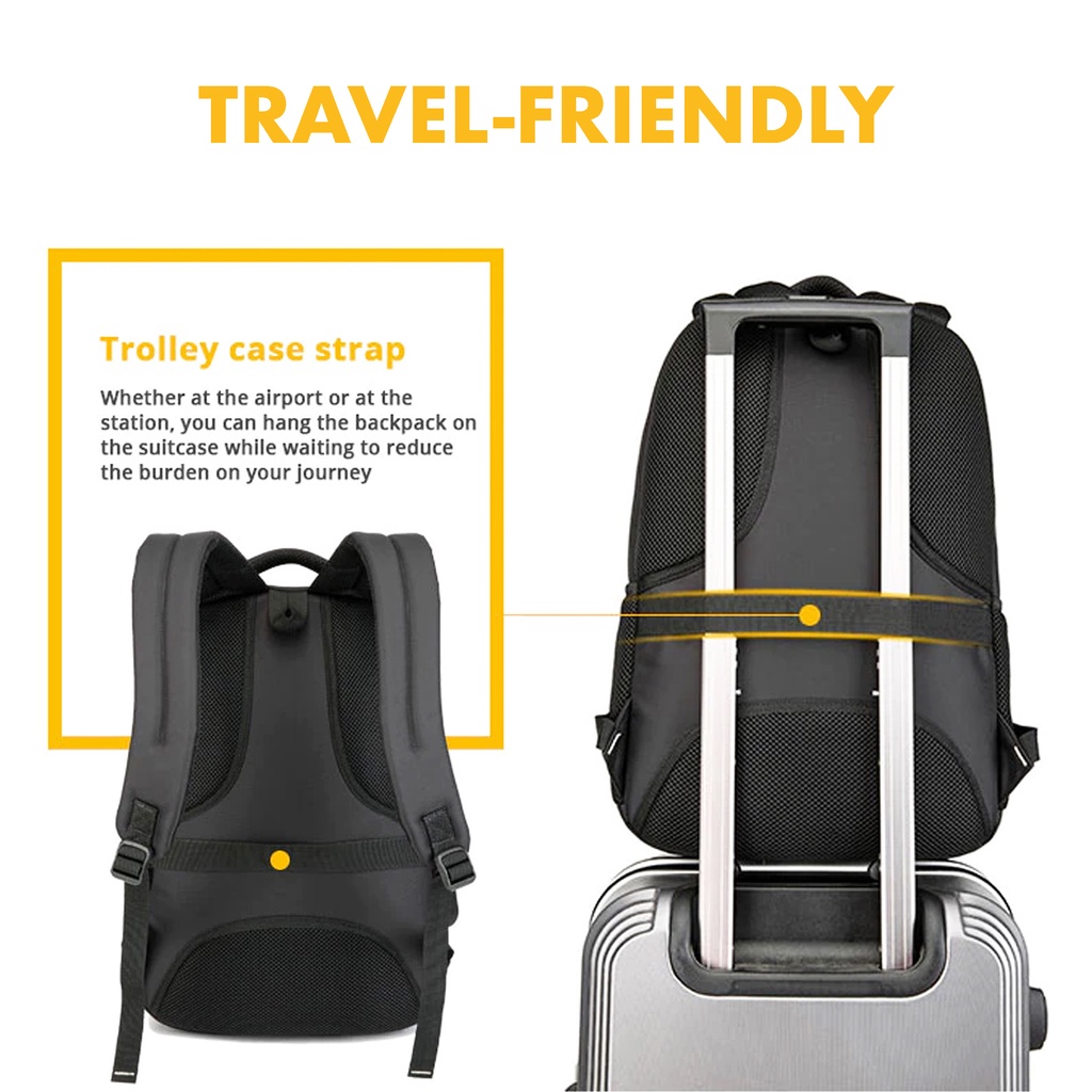 BRUNO CAVALLI Multifunctional Laptop Backpack with Vertical Zipper ...