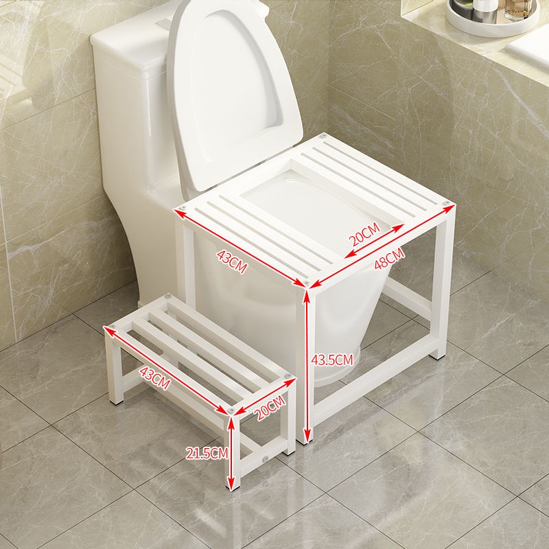 Toilet Changing Chair Toilet Footstool Bench Adult Toilet Sitting Squat ...