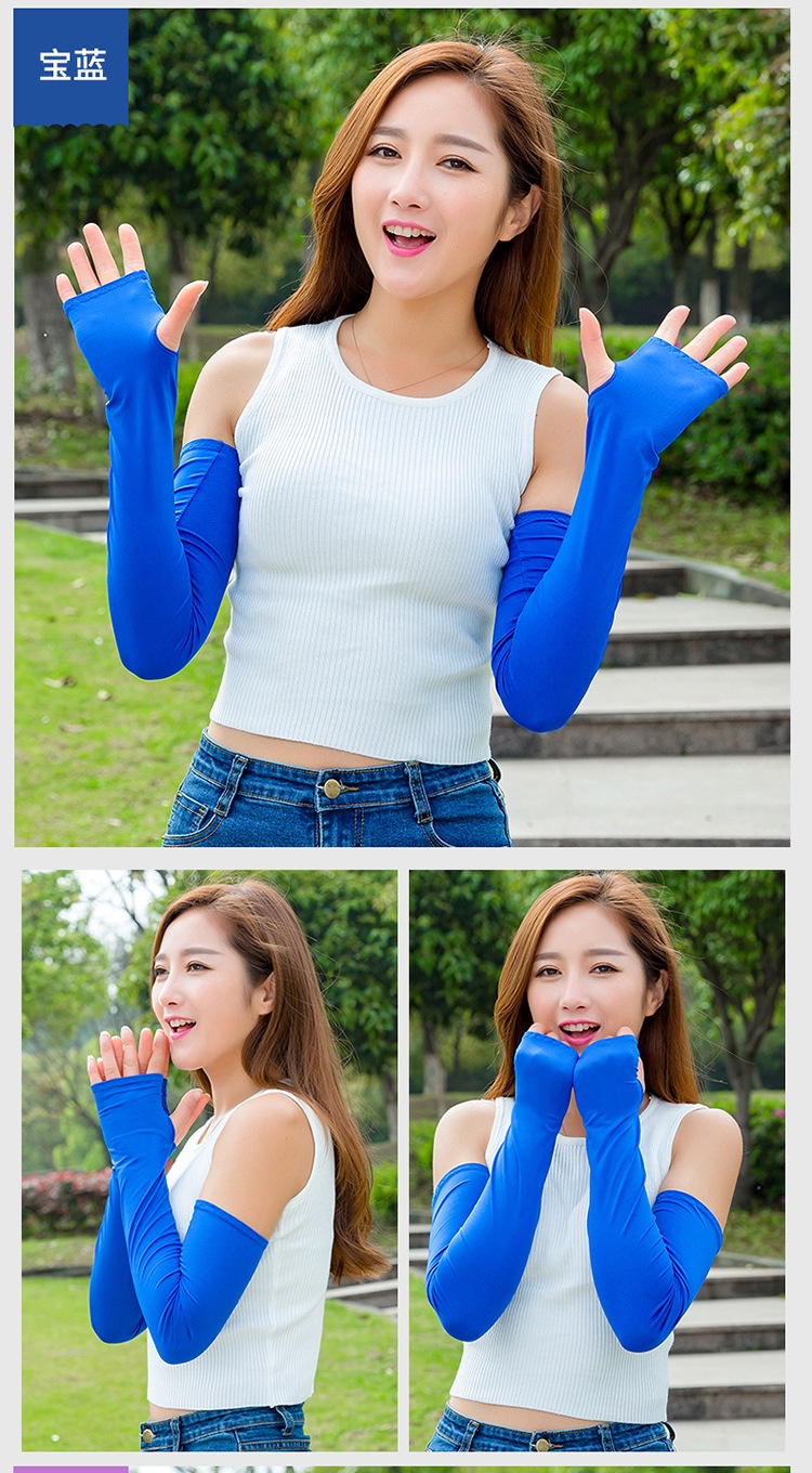 [New Style Color Ready Stock] Ice Silk Sunscreen Sleeve Face Mask ...