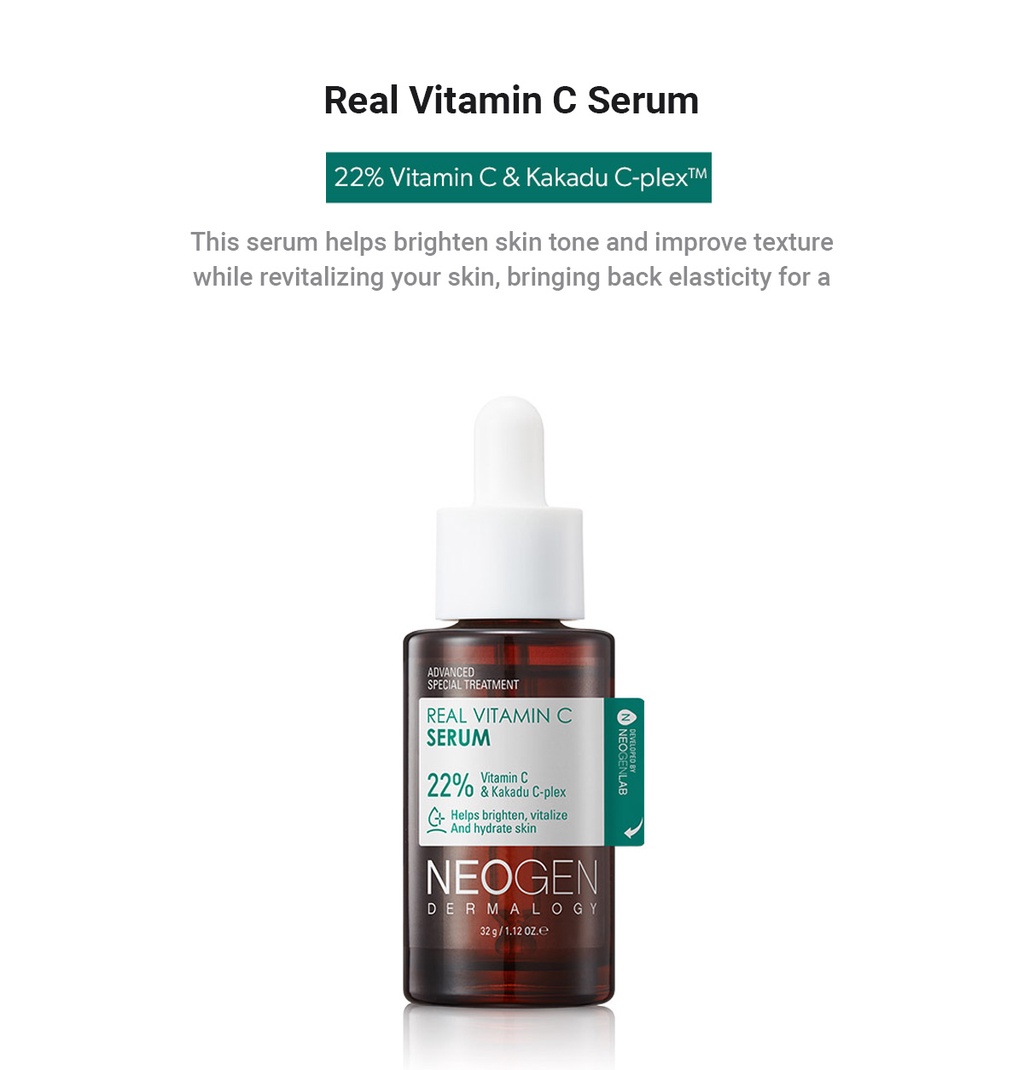 [NEOGEN DERMALOGY] Real Vitamin C Serum (32g) | Shopee Malaysia