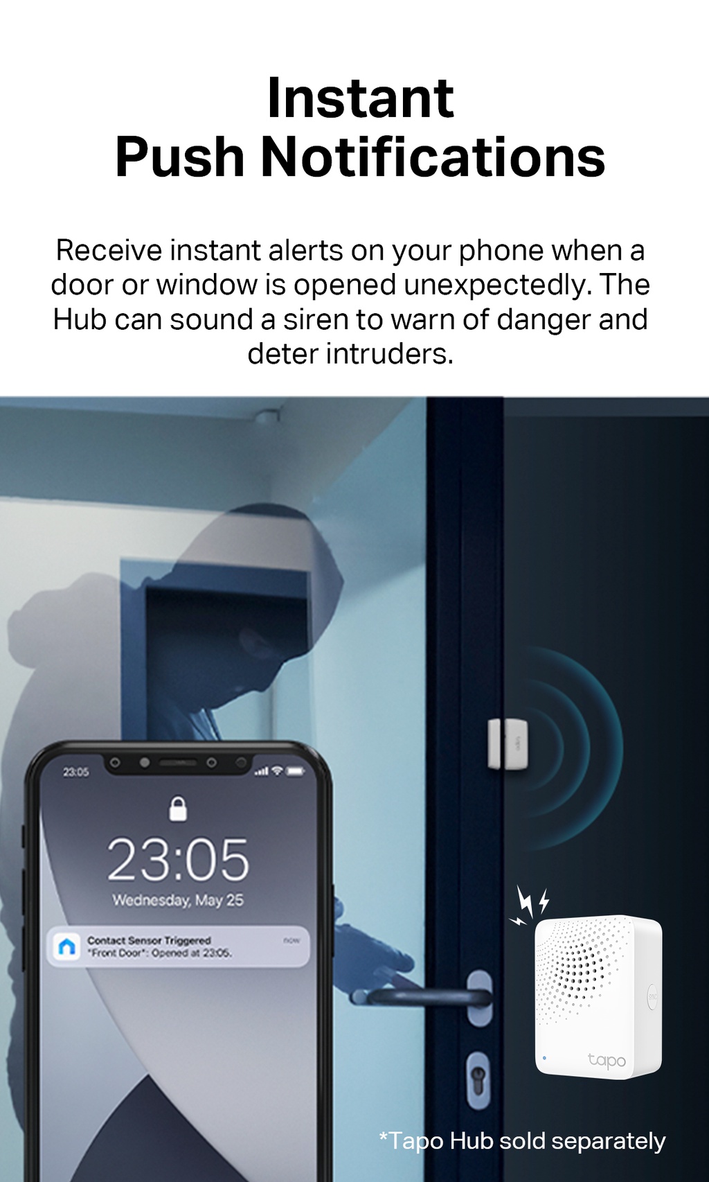 TP-Link Smart Doors And Windows Contact Sensor Tapo T110 | Shopee Malaysia