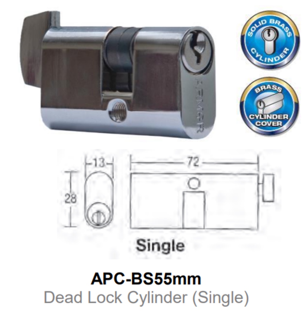 Armor Dead Lock Profile Cyclinder Brass Dead Lock | Shopee Malaysia