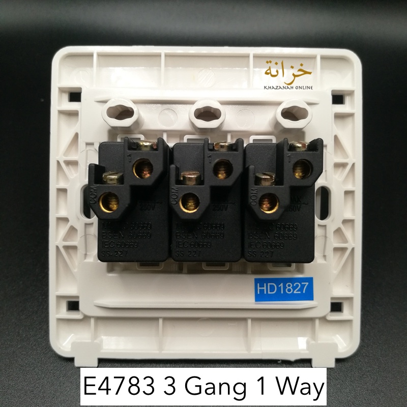MK Ecore SR / Ecore Series Wide Rocker 1 Way 2 Way Wide Switch / Double ...