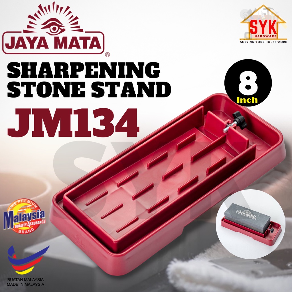 SYK JAYA MATA JM134 1Pcs Knife Sharpening Stone Stand Grit Stone Plastic Holder Alat Panduan ...