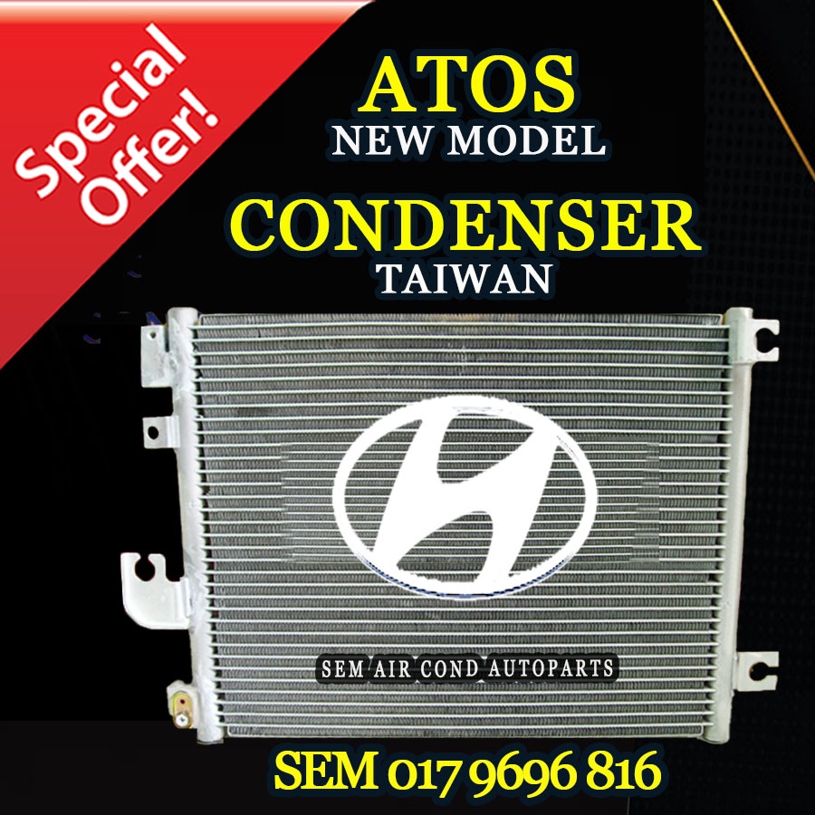 HYUNDAI ATOS NEW MODEL 2005 YEAR TAIWAN NEW CONDENSER/ KONDENSER (CAR ...