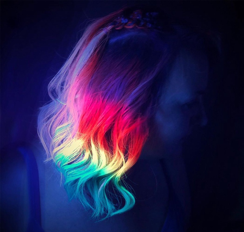 [Buy 1 Free 1 Promotion!!!] Aolinde UV Hair Color Highlight Color Neon ...