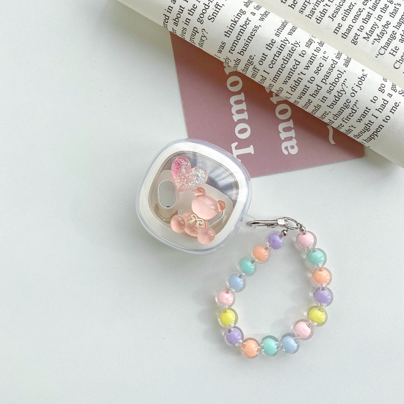 For Baseus Bowie WM02 plus / WM02+ TWS Cute Bear Protective Cover For ...