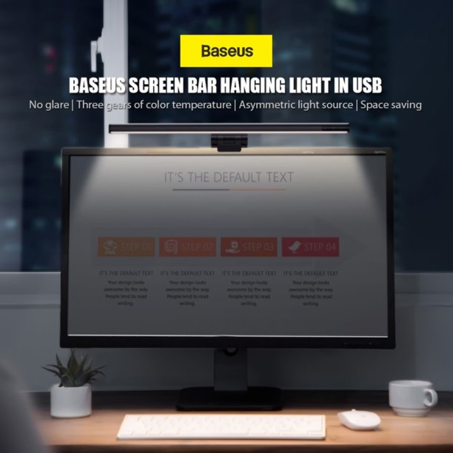 BASEUS i-wok2 Series USB Asymmetric Light Source Computer Monitor ...
