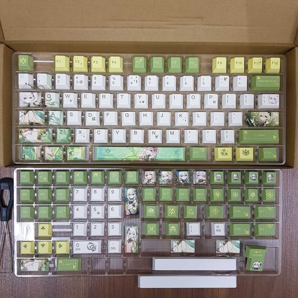 [FAST Delivery] Genshin Impact Nahida Kusanali PBT Keycap, 138 keys ...