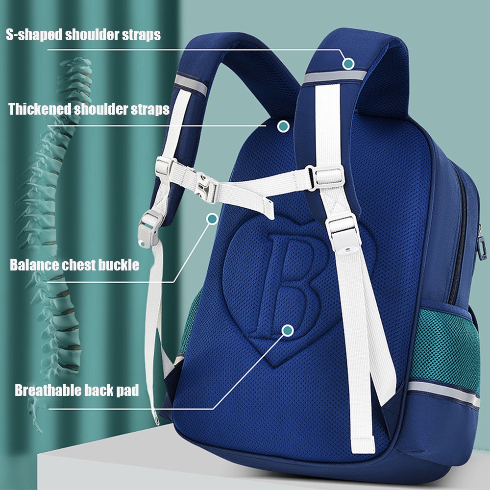 New style British style schoolbag for primary school students 6-12 ...