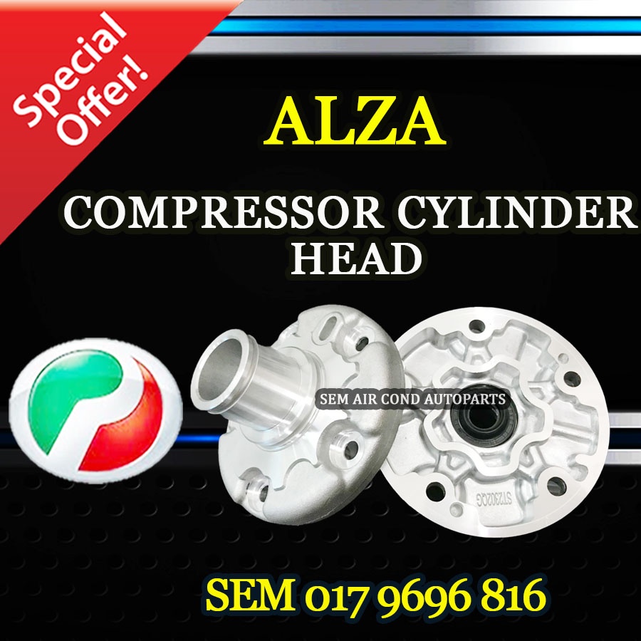 PERODUA ALZA COMPRESSOR CYLINDER HEAD (CAR AIRCOND SYSTEM) | Shopee ...