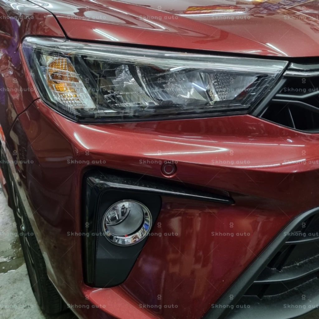 perodua bezza 2020-2024 new facelift front fog lamp ring cover garnish ...