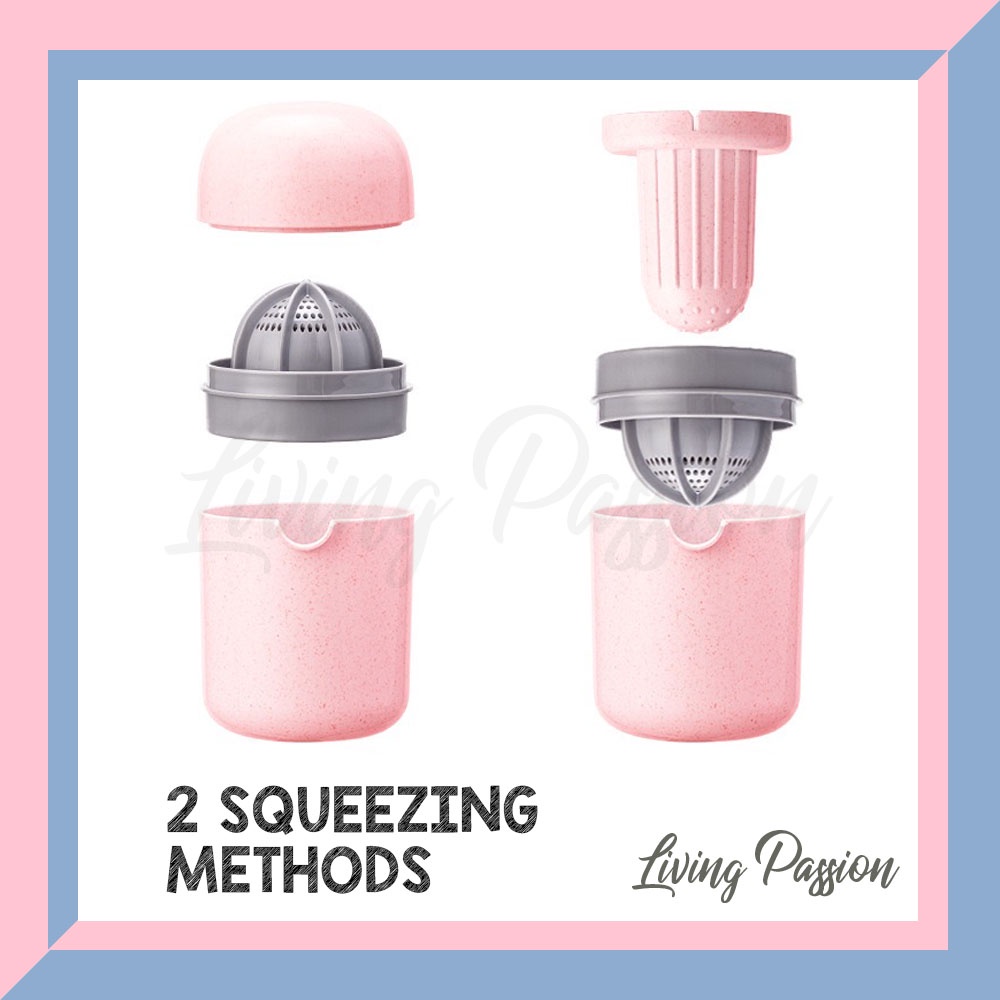 Portable Mini Fruit Juice Squeezer Extractor Manual Fruit Juicer Orange ...