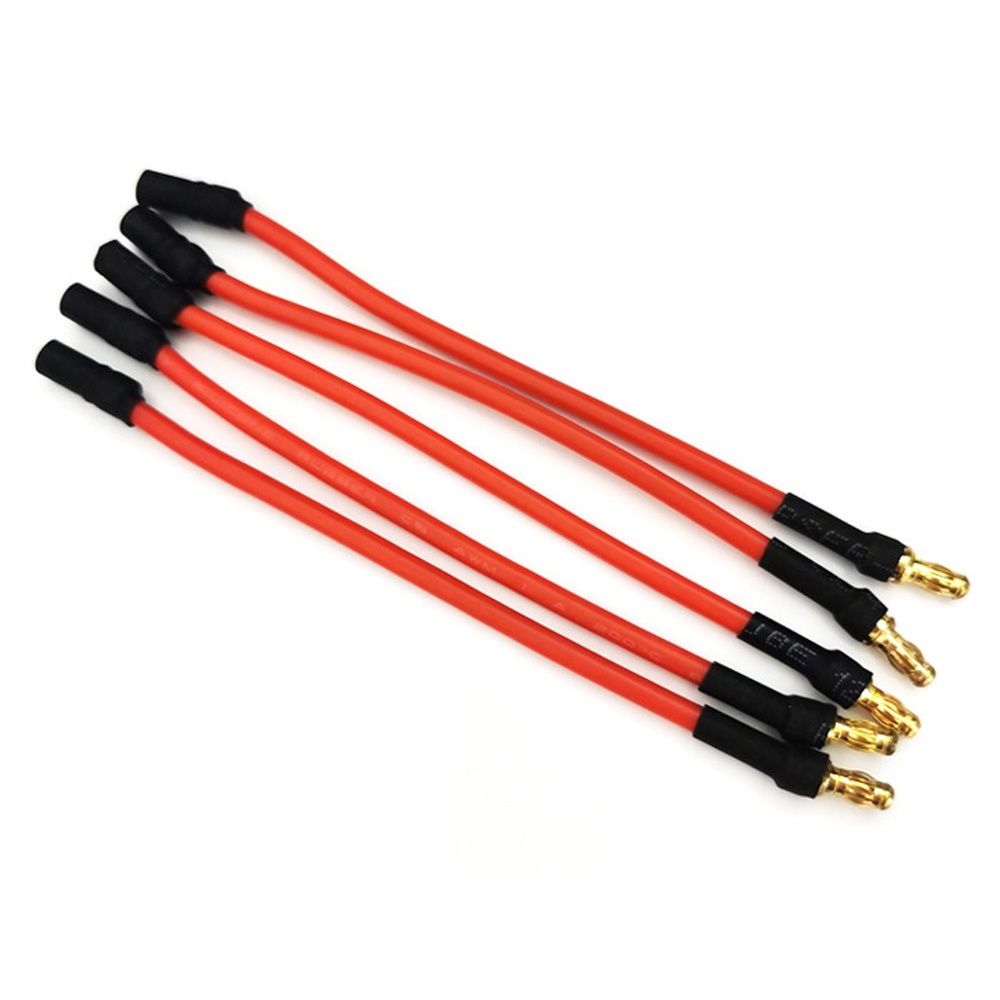 3pcs/lot RC Motor/ESC Extension Cable Wire 3.5MM Banana Plug 16AWG ...