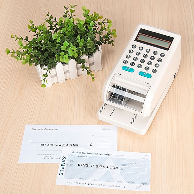 Electronic Checkwriter Machine | EC-200 Check Writer Machine丨Cheque ...