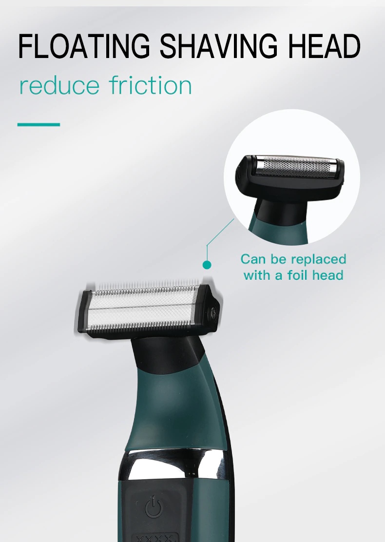 VGR 2IN1 Mens Shaver Intimate Haircuts Bikini Line Sensetive Balls Zone ...