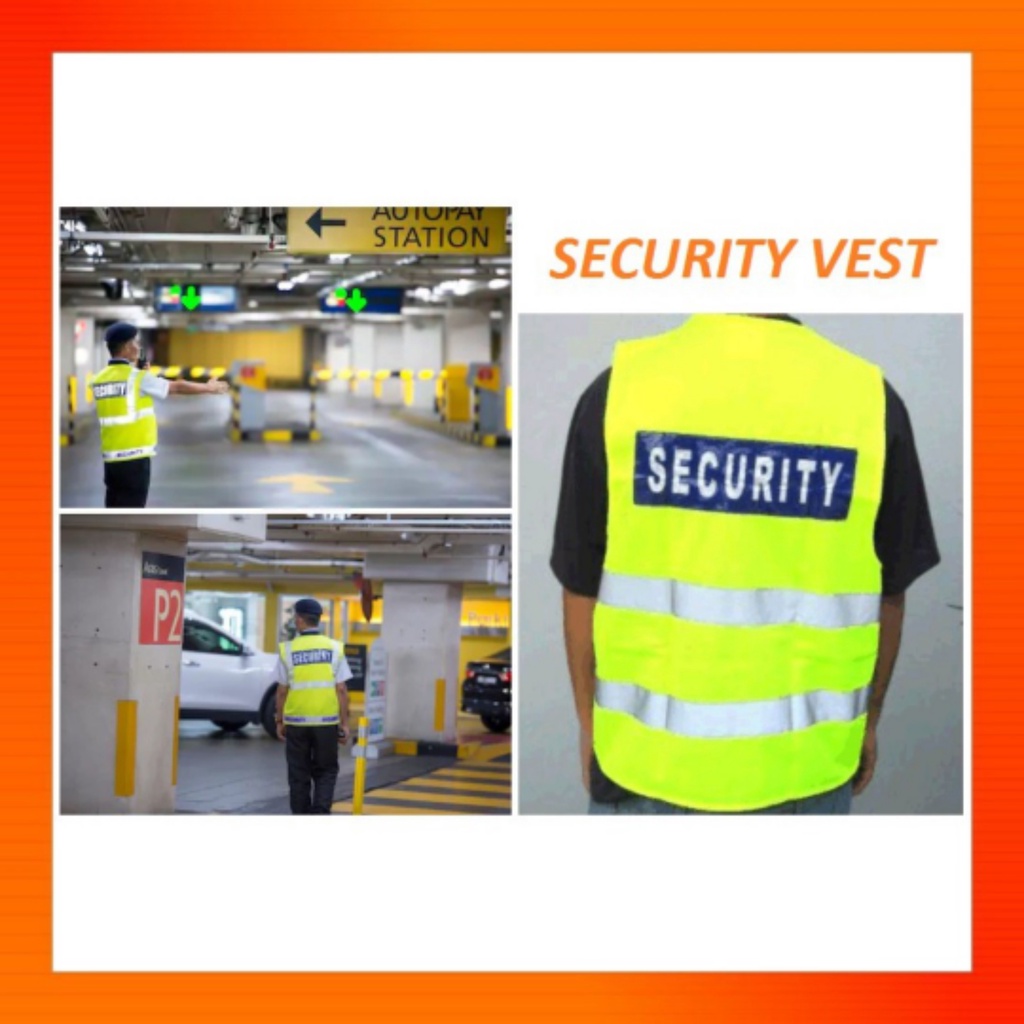 NIETZ SECURITY VEST COAT PVC WHITE REFLECTIVE VEST COAT SAFETY VEST ...