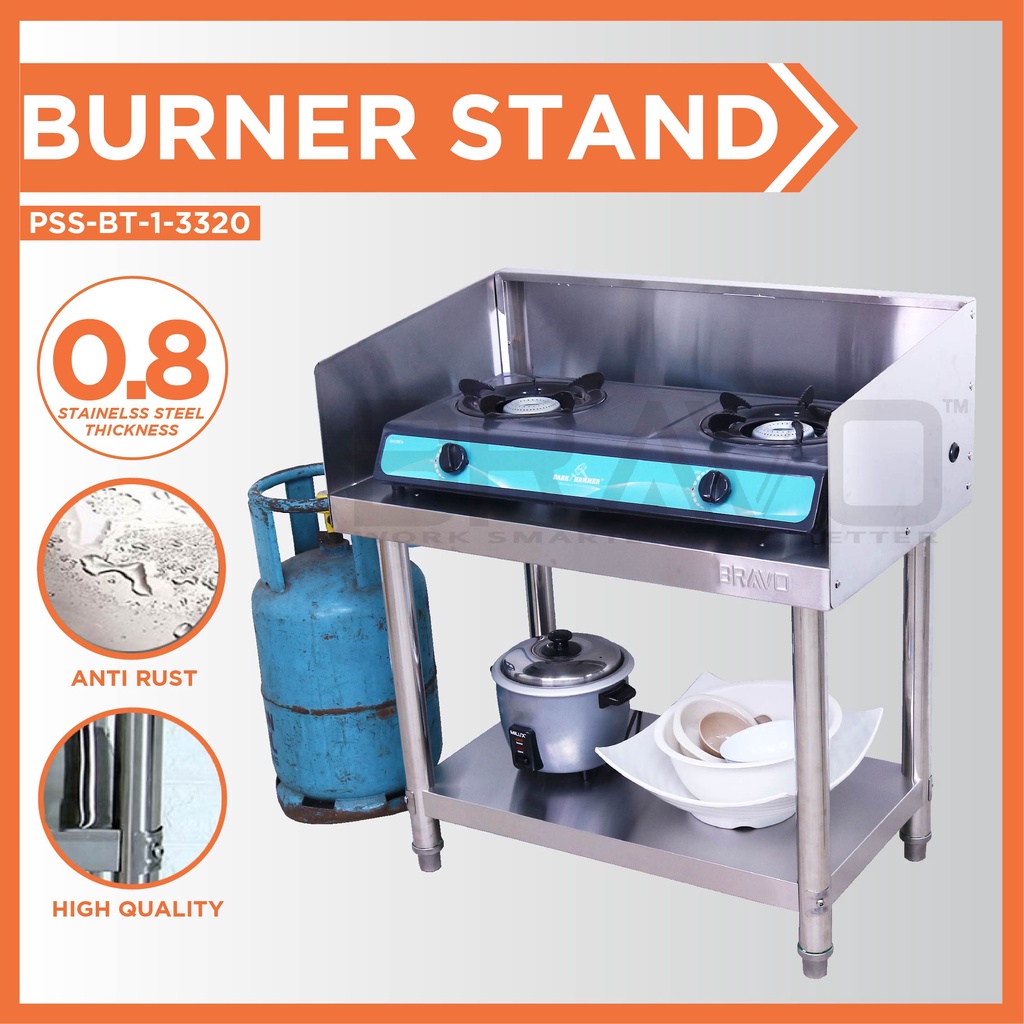 Meja Stainless Steel Table Cooking Table Kitchen Burner Stand Stove ...