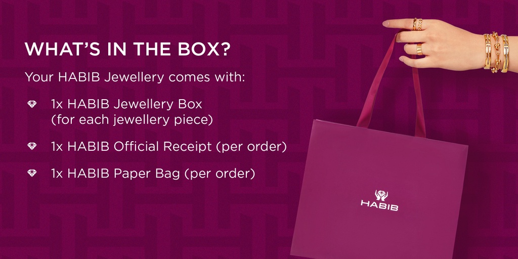 HABIB Diamond Ring in 375/9K Yellow Gold (Heart) 264490722(YG) | Shopee ...