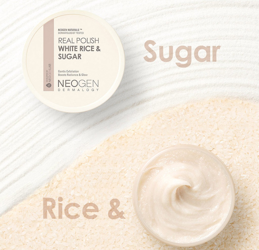 [NEOGEN DERMALOGY] Real Polish White Rice & Sugar (100g) | Shopee Malaysia