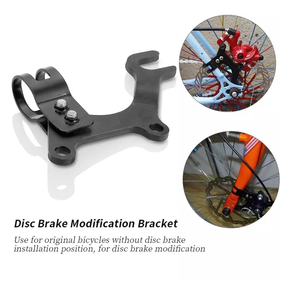 🔥Premium Quality Bicycle Disc Brake Converter Modify Bracket Disk Brek ...