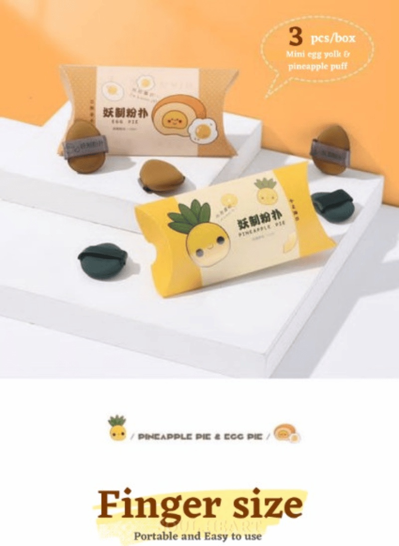 【Readystock】Yaozhi Mini Puff Finger Sponge Puff Makeup Puff ...