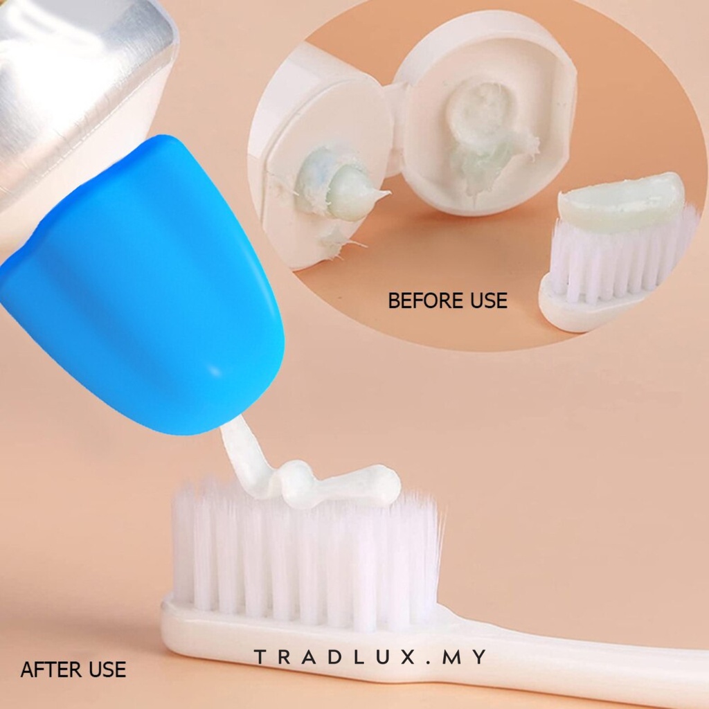 Silicone Toothpaste Caps Creative Toothpaste Squeezer Dispenser ...