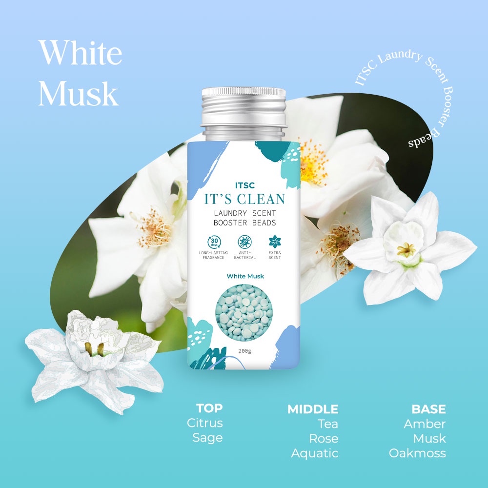 ITSC IT'S CLEAN Laundry Scent Booster Beads 200g | Shopee Malaysia