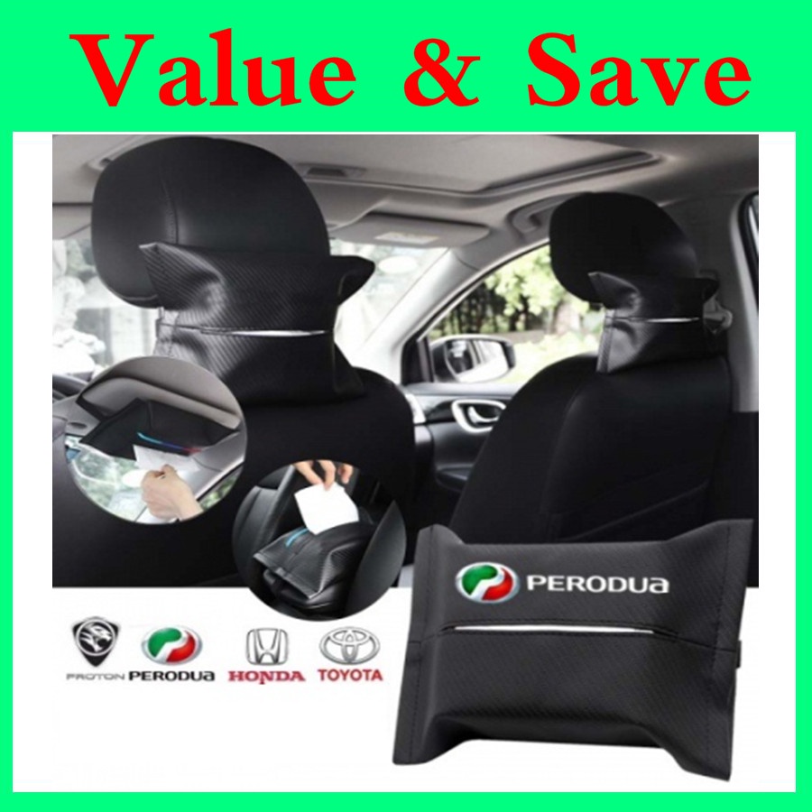 Perodua Proton Toyota Honda Car Leather Tissue Box Bandage Placement ...