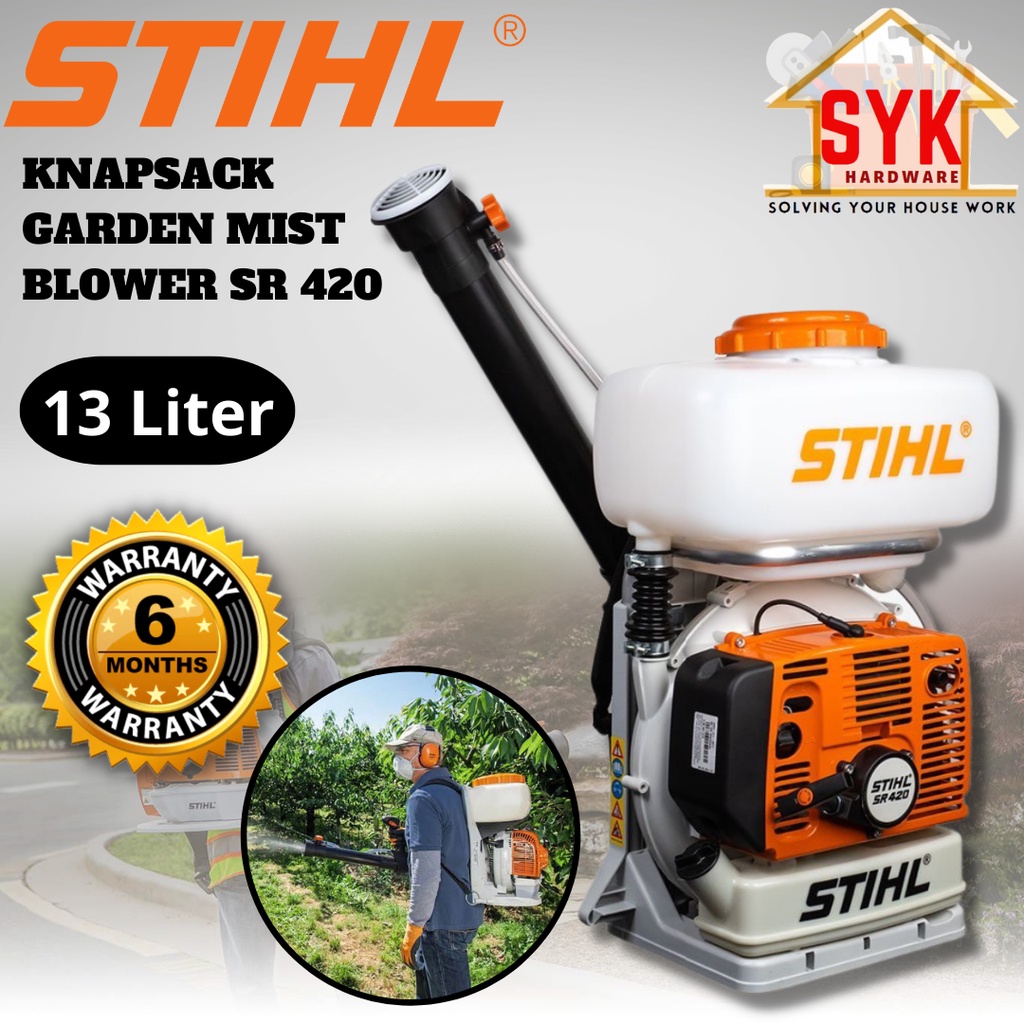 SYK Stihl SR 420 Knapsack Mist Blower Sprayer Machine Mist Blower Mesin Pam Racun Blower Angin ...