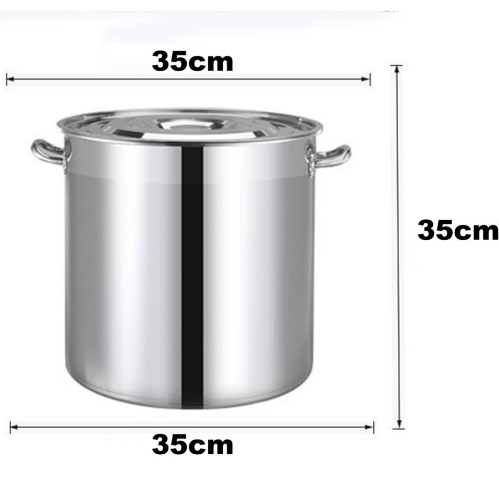 PERIUK SUP / PERIUK SUP TEBAL / Toffi Stainless Steel Stock Pot(Thick ...