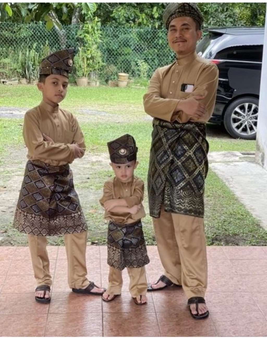 QASRULHUDA Tanjak Songket Budak & Dewasa Sampin Songket | Setanjak ...