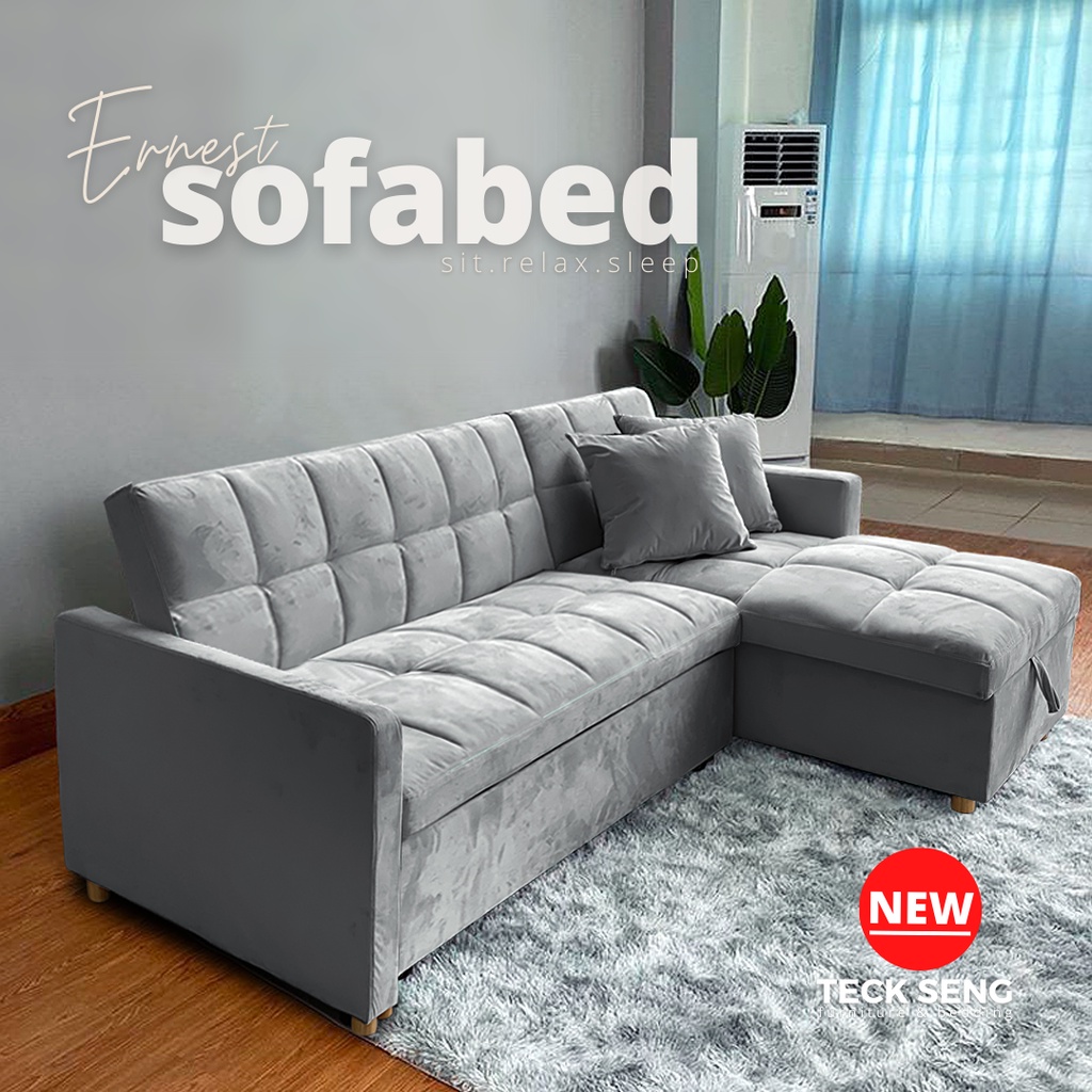 [NEW LAUNCH - Free 2 Pillow] 3 Seater Sofa Set L Shape Sofa ...