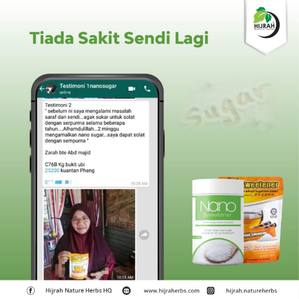 Hijrah Nature NANO SWEETENER Healthy Natural Low Glycemic Index ...