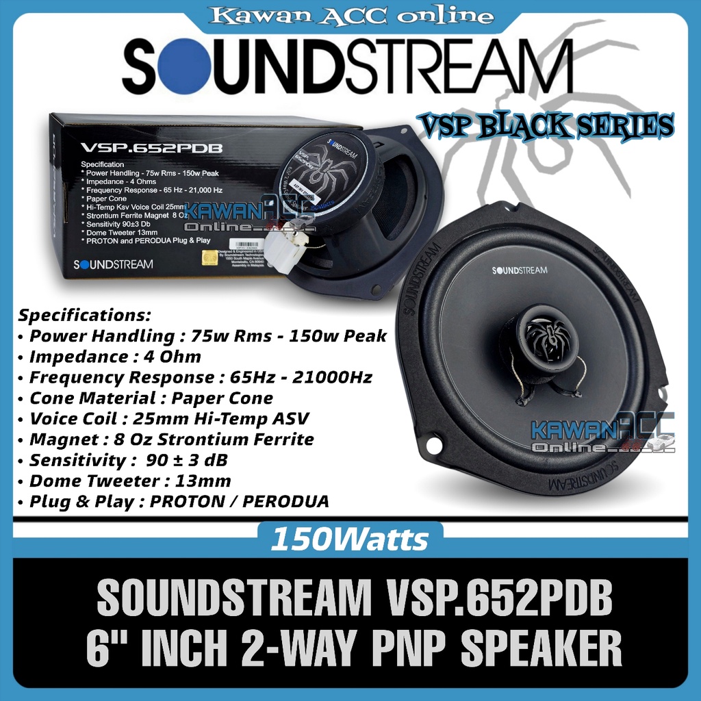 SOUNDSTREAM VSP Series Perodua Myvi Viva Axia Bezza Alza Aruz Proton ...
