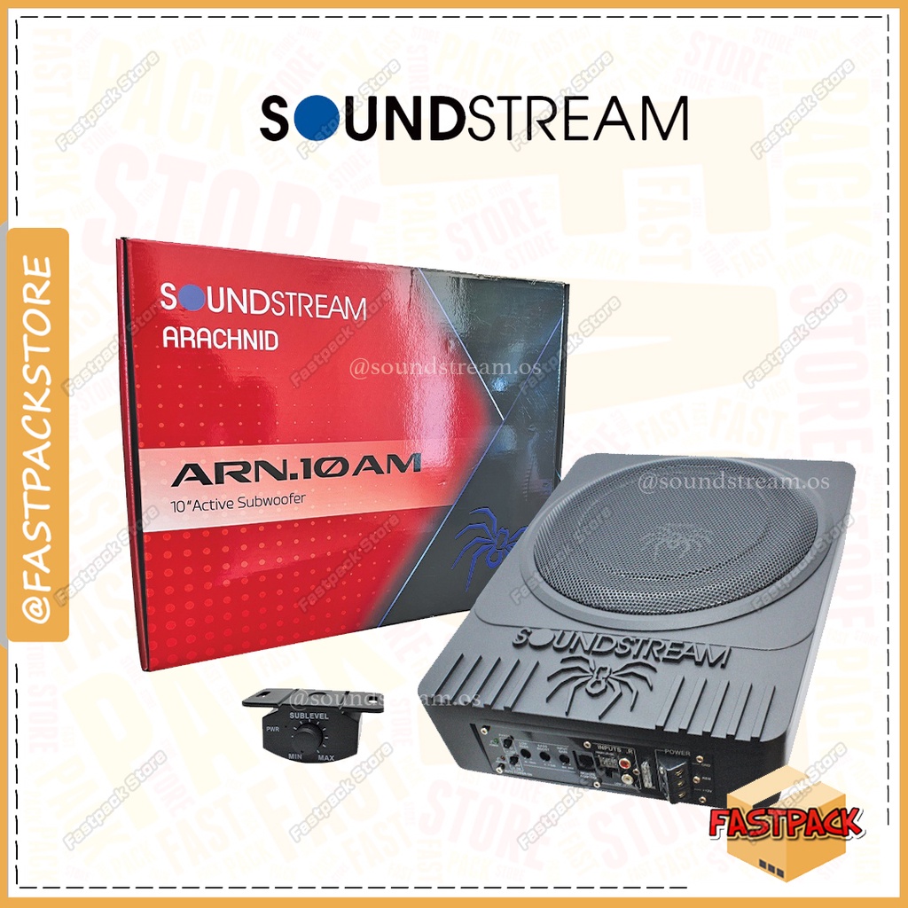 SOUNDSTREAM 8 Inch ARN.8AM 10 Inch ARN.10AM Active Subwoofer with ...