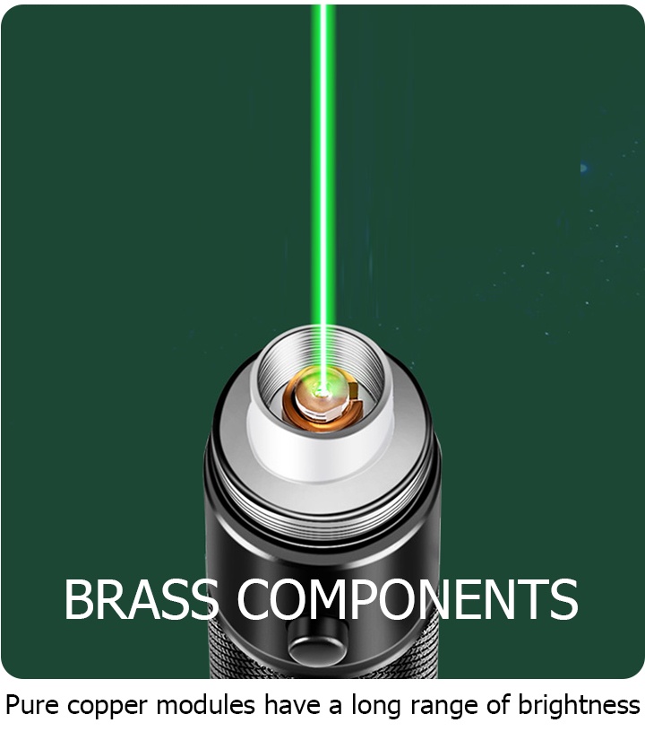 532nm Rechargeable Green Laser Sight Lasers Pointer Powerful Device ...