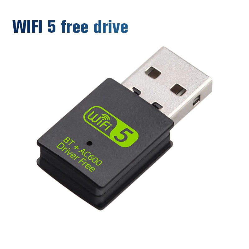 600Mbps Wireless USB Wifi Adapter 5GHz Dongle Internet Antenna Connector Dual Band 5G LAN ...