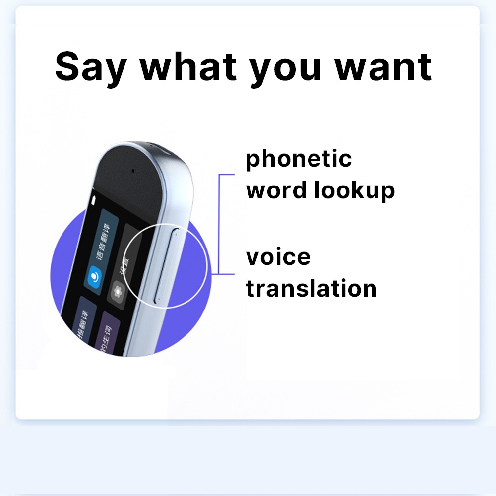 Portable Dictionary Translation Pen 2.8-Inch HD Touch Screen Text ...