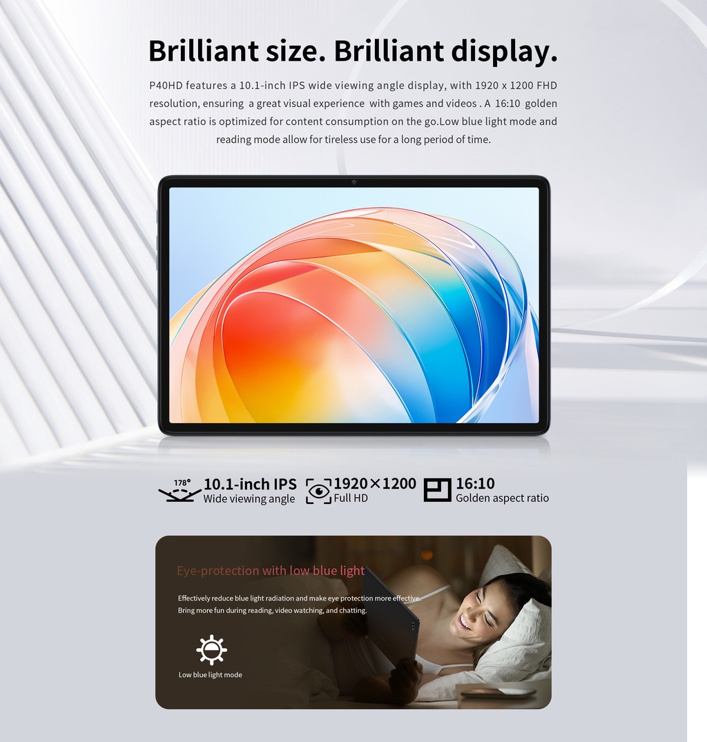 【NEW Android 12】 Teclast P40HD Tablet PC Android 12 4G Phone Call (1920 ...