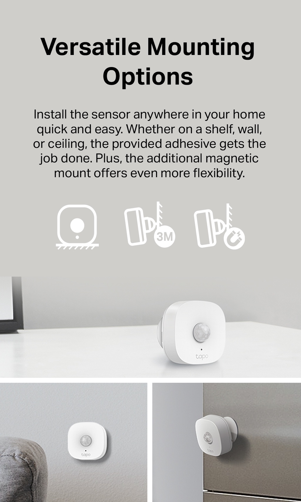 TP-Link Smart Home Human Body Motion Sensor Tapo T100 | Shopee Malaysia