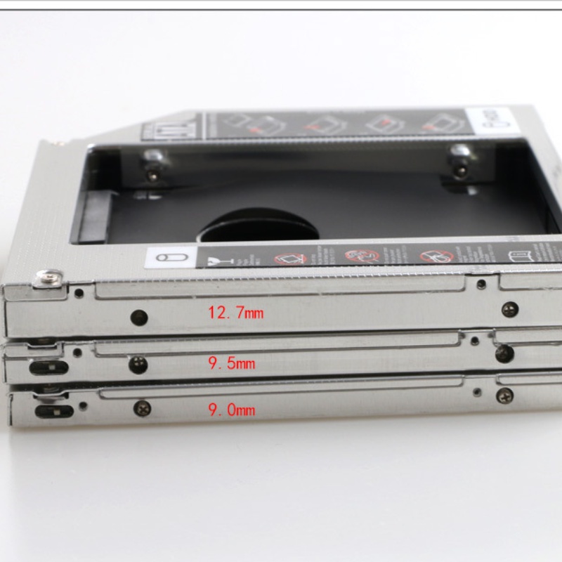 Hdd Caddy 9.5mm Laptop Dvd CD Rom to Ssd 9.0mm Second Hard Disk Tray 12 ...