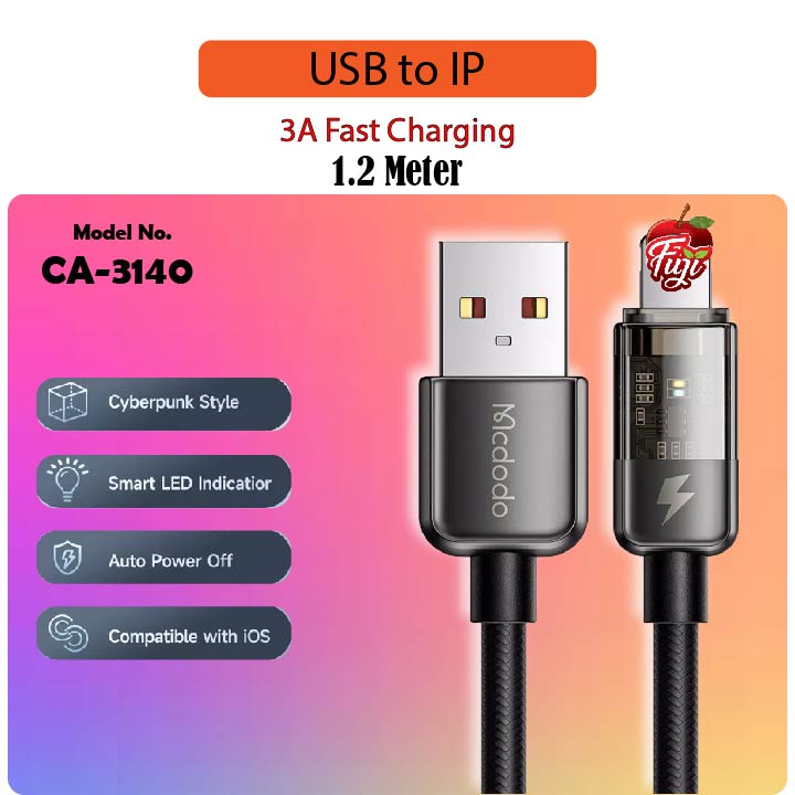 [1YrWarranty] Mcdodo New Auto Power Off USB-C To USB-C Type Cable With ...