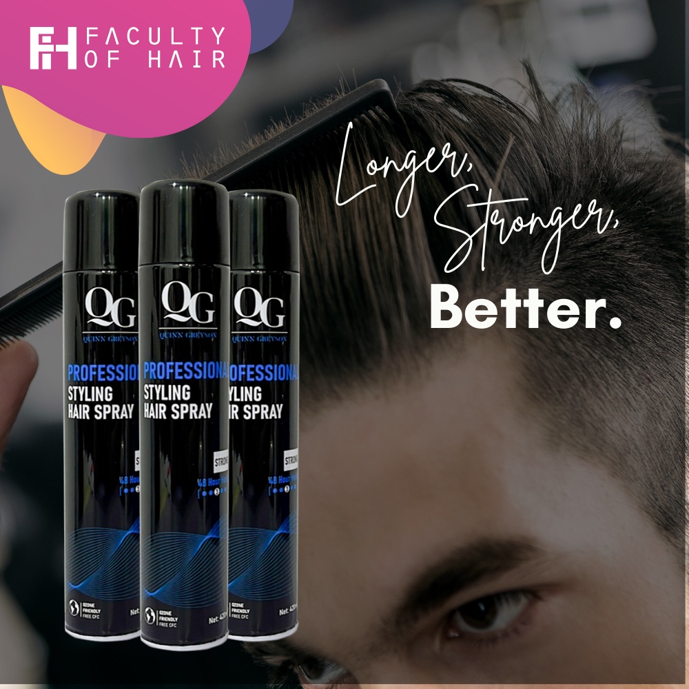 QG Hair Spray Professional Styling Spray CFC Free Strong Version ...