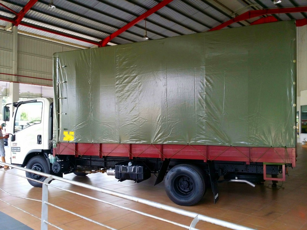 1.83m (6 ft) x 50m(L) Heavy Duty Dark Green Canvas / Tarpaulin Lorry Roll Waterproof Canopy Tent ...