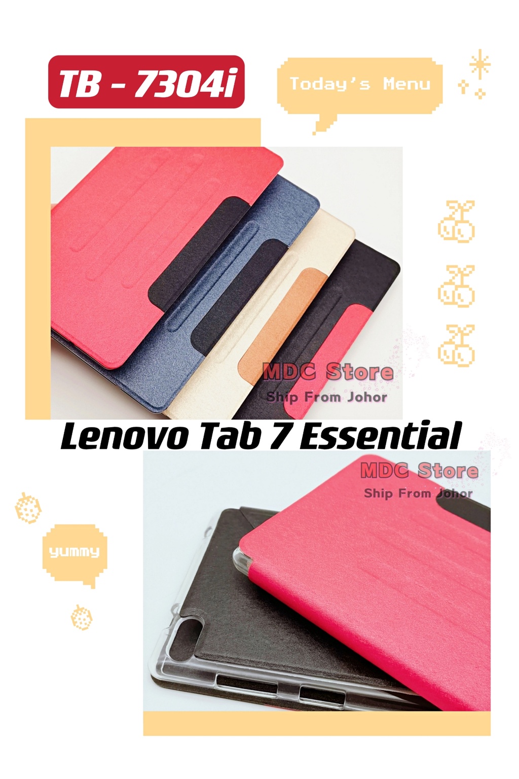 MDC Lenovo Tab 7 Essential TB-7304i TB 7304 Folio Slim Flip Casing ...