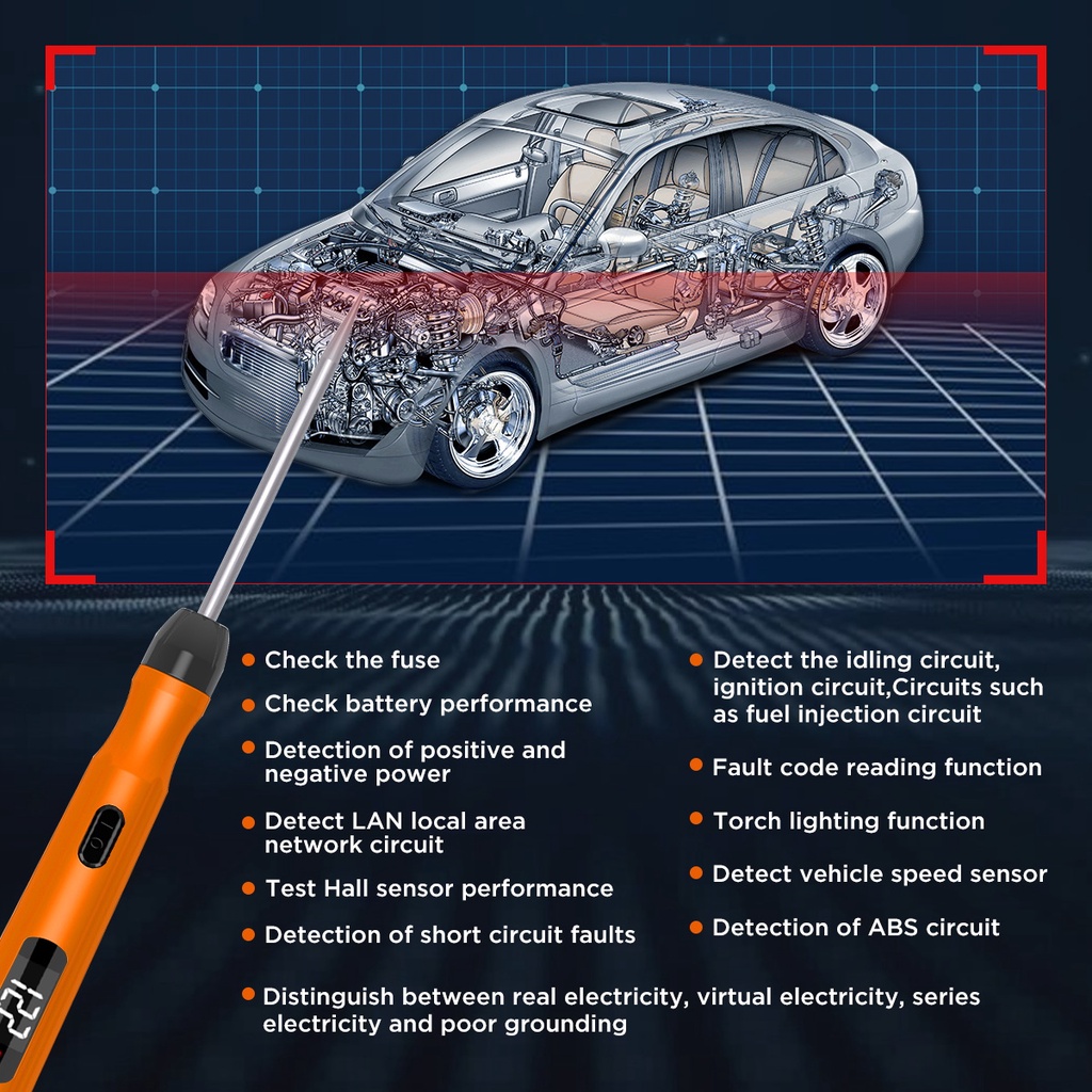 【Local Stock】 CMTOOL P50 Automotive car Circuit Tester Test Pen 12v 24v ...